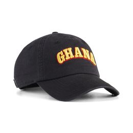 Flex Cap Puma "Ghana ftblCulture Cap Erwachsene", Gr. onesize, schwarz pel&eacute; gelb, Oberseite: 100% Baumwolle. Unteres Visier: 100% Baumwolle. Schwei&szlig;band: 100% Baumwolle, unifarben, Caps