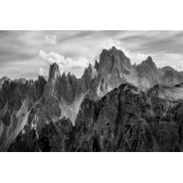 Fototapete papermoon "Photo-Art DANIEL GASTAGER, DIE GIPFEL", bunt, B:2,5m L:1,86m, Vlies, Tapeten