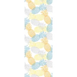 Vinyltapete queence "Aliyah", gelb, B:0,9m L:2,5m, Vinyl, Tapeten, 90x250cm, selbstklebend, kinderleichte Anbringung,, Sticker