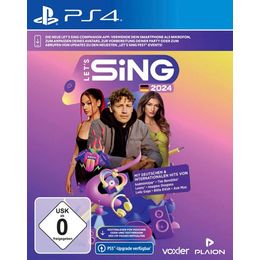Ravenscourt Spielesoftware "Let's Sing 2024 German Version", transparent (ohne farbbezeichnung), PlayStation 4, Spielesoftware