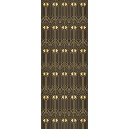 Vinyltapete queence "Ayla", gold, B:0,9m L:2,5m, Vinyl, Tapeten, 90x250cm, selbstklebend, kinderleichte Anbringung,, Sticker
