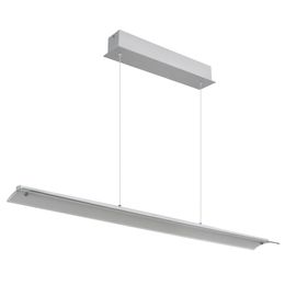 Globo LIGHTING LED-H&auml;ngeleuchte "MURIELLA", silber (aluminium geb&uuml;rstet), 1, H: 150cm, 1 Stk., Leuchten, H&ouml;henverstellbar, Esstisch, Esszimmer, Besprechungstisch