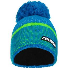 Beanie Reusch "Noah Beanie", Damen, gr&uuml;n (gr&uuml;n, blau), 100% Polyacryl, mehrfarbig, unifarben, M&uuml;tzen Beanie, mit Innenfutter