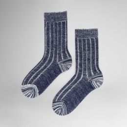 Socken Hudson "Socke Paint", Damen, Gr. 35-38, blau (royal blau 0539), Obermaterial: 50% Wolle WO. 50% Polyacryl PAN., Socken Socken