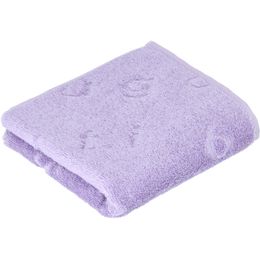 Handtuch Bugatti "Trentino", blau (iris), B:50cm L:100cm, Walkfrottier, Baumwolle, Handt&uuml;cher