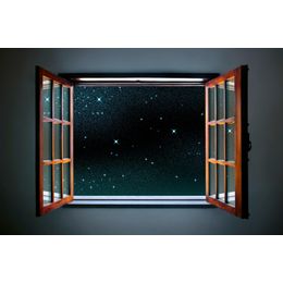 Fototapete papermoon "Clear Star Heaven", bunt, B:2,5m L:1,86m, Vlies, Tapeten