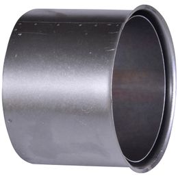 Doppelwandfutter FIREFIX, silber (silberfarben), B:16,5cm H:16,5cm L:12cm, Stahl, Wanddurchf&uuml;hrungen, verzinkt, &Oslash; 150 mm