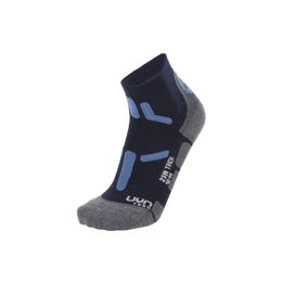 Kurzsocken uyn "Socken 1er Pack", Herren, Gr. 39-41, blau (blau, grau), Obermaterial: 85% Polyamid PA. 12% Polypropylen PP. 3% Elasthan EL., Socken