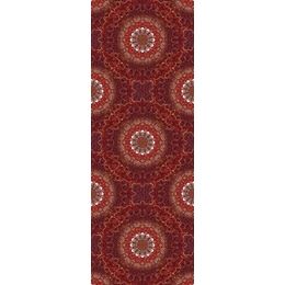 Vinyltapete queence "Helena", rot, B:0,9m L:2,5m, Vinyl, Tapeten, 90x250cm, selbstklebend, kinderleichte Anbringung,, Sticker