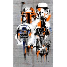 Vliestapete Komar "Digitaldruck Vlies - Star Wars Celebrate The Galaxy", bunt, B:120m L:200m, Vlies, Tapeten, Kinderzimmer