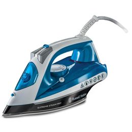Russell Hobbs Dampfb&uuml;geleisen "Supreme Steam Pro 23971-56", blau (blau, wei&szlig;), B:12,5cm H:16cm T:28,6cm, B&uuml;geleisen, mit antihaftversiegelter Keramik-B&uuml;gelsohle, Dampfb&uuml;geleisen