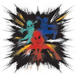 Vliestapete Komar "Digitaldruck Vlies - Spider-Man Color Explosion - Gr&ouml;&szlig;e 300 x 280 cm", bunt, B:300m L:280m, Vlies, Tapeten, Kinderzimmer