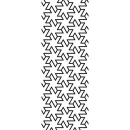 Vinyltapete queence "Yasmin", schwarz, B:0,9m L:2,5m, Vinyl, Tapeten, 90x250cm, selbstklebend, kinderleichte Anbringung,, Sticker