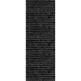 Vinyltapete queence "Ruben", grau (anthrazit), B:0,9m L:2,5m, Vinyl, Tapeten, 90x250cm, selbstklebend, kinderleichte Anbringung,, Sticker