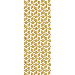 Vinyltapete queence "Finn", gold, B:0,9m L:2,5m, Vinyl, Tapeten, 90x250cm, selbstklebend, kinderleichte Anbringung,, Sticker