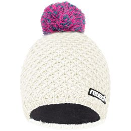 Beanie Reusch "Elias Beanie", Damen, wei&szlig;, 100% Polyacryl, unifarben, M&uuml;tzen Beanie, mit w&auml;rmendem Futter