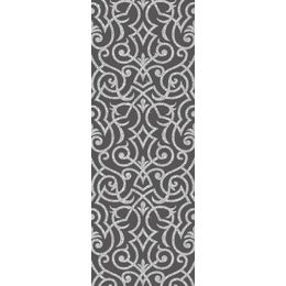 Vinyltapete queence "Janis", grau, B:0,9m L:2,5m, Vinyl, Tapeten, 90x250cm, selbstklebend, kinderleichte Anbringung,, Sticker