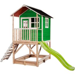 Spielturm EXIT "Loft 500", gr&uuml;n, Spielt&uuml;rme, KinderB:328cm H:253cm T:190cm, Holz, B:328cm H:253cm T:190cm