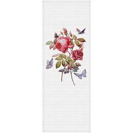 Livingwalls Fototapete LIVING WALLS "Walls by Patel Spring Panels 1", grau (rot), B:1m L:2,7m, Vlies, Tapeten, Vlies, Wand, Schr&auml;ge