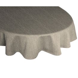 Tischdecke WIRTH "Torbole" Gr. 1, braun (dunkelbraun), B:190cm L:130cm, Baumwolle, Polyester, Tischdecken, Tischdecke