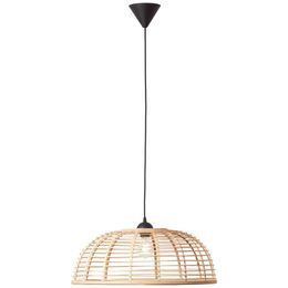 Brilliant Pendelleuchte "Crosstown", schwarz (holz hell, schwarz), 1, &Oslash; 56cm H: 134,5cm, 1 Stk., Leuchten, H&auml;ngelampe 56cm holz hell/schwarz, Pendelleuchte
