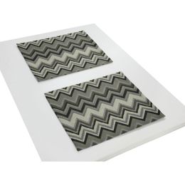 Platzset WIRTH "BENEWITZ" Gr. 1, gr&uuml;n (moosgr&uuml;n), B:40cm L:35cm, Obermaterial: 90% Polyester, 10% Baumwolle, Platzsets