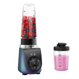 Tefal Standmixer "BL19H4 Blend Up", blau (boreal blau), B:12,8cm H:38,8cm T:18,2cm, Zerkleinerer, 8 automatische Programme, kompakt, Silence-Modus
