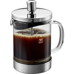 Kaffeebereiter Gefu "Diego", silber (silberfarben), 0,6 l, Kaffeemaschinen, Kaffeebereiter, aus Borosilikatglas