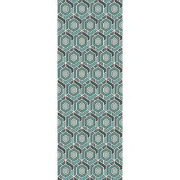 Vinyltapete queence "Marian", gr&uuml;n, B:0,9m L:2,5m, Vinyl, Tapeten, 90x250cm, selbstklebend, kinderleichte Anbringung,, Sticker