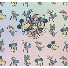 Vliestapete Komar "Digitaldruck Vlies - Mickey Fab5 - Gr&ouml;&szlig;e 300 x 280 cm", bunt, B:300m L:280m, Vlies, Tapeten, Kinderzimmer