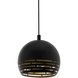 Eglo Pendelleuchte "CAMASTRA", gold (schwarz, goldfarben), 1, &Oslash; 22,5cm H: 110cm, 1 Stk., Leuchten, H&auml;ngeleuchte, H&auml;ngelampe, dimmbar, Pendelleuchte