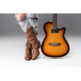 Fototapete papermoon "Frau mit Gitarre", bunt, B:2,5m L:1,86m, Vlies, Tapeten