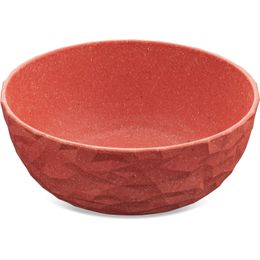 Schale Koziol "CLUB BOWL", orange (koralle), B:16cm H:6cm T:16cm, Kunststoff, Sch&uuml;sseln, Schale, biozirkul&auml;rem Material,sp&uuml;lmaschinengeeignet,melaminfrei,recycelbar