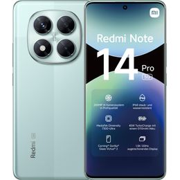 Xiaomi Smartphone "Redmi Note 14 Pro 5G", gr&uuml;n (korallengr&uuml;n), 256 GB, Mobiltelefone