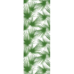 Vinyltapete queence "Tropische Bl&auml;tter-Gr&uuml;n", bunt, B:0,9m L:2,5m, Vinyl, Tapeten, 90x250cm, selbstklebend, kinderleichte Anbringung,, Sticker