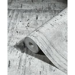 Vliestapete marburg, grau, B:0,7m L:10,05m, Vlies, Tapeten, Betonoptik, moderne Tapete f&uuml;r Wohnzimmer Schlafzimmer K&uuml;che
