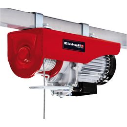Seilwinde Einhell "TC-EH 600", rot (rot, schwarz, silberfarben), B:16,9cm H:26,3cm L:18cm, Stahl, Winden, 300 kg, 18 m