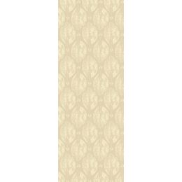 Vinyltapete queence "Bl&auml;tter V", beige (natur), B:0,9m L:2,5m, Vinyl, Tapeten, 90x250cm, selbstklebend, kinderleichte Anbringung,, Sticker