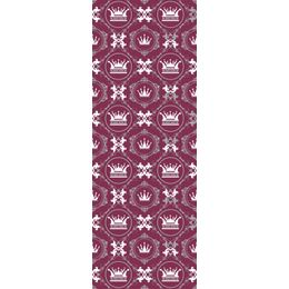 Vinyltapete queence "Sapper", rot, B:0,9m L:2,5m, Vinyl, Tapeten, 90x250cm, selbstklebend, kinderleichte Anbringung,, Sticker