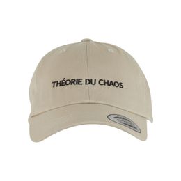 Snapback Cap "Upscale by Mister Tee Upscale Theorie de Chaos Dad Cap", Herren, Gr. onesize, stone, 100% Baumwolle, UPSCALE BY MISTER TEE, Caps