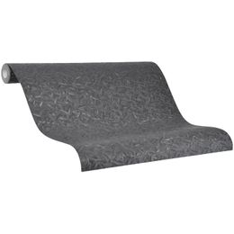 Gl&ouml;&ouml;ckler Vliestapete GL&Ouml;&Ouml;CKLER, schwarz, B:0,7m L:10,05m, Vlies, Tapeten, Blattmotiv, moderne Tapete f&uuml;r Schlafzimmer Wohnzimmer K&uuml;che
