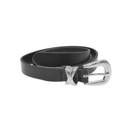 Synthetikg&uuml;rtel Urban Classics "Urban Classics Ladies Western Belt", Damen, Gr. L/XL, schwarz, 100% Polyurethan, G&uuml;rtel