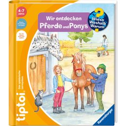 Kinderbuch Ravensburger "tiptoi Wieso? Weshalb? Warum? Wir entdecken Pferde und Ponys", bunt, B&uuml;cher, Made in Europe