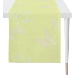 Tischl&auml;ufer Apelt "1602 LOFT STYLE", gr&uuml;n (hellgr&uuml;n), B:48cm L:140cm, Polyester, Viskose, Tischdecken, Jacquardgewebe