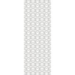 Vinyltapete queence "Birte", grau, B:0,9m L:2,5m, Vinyl, Tapeten, 90x250cm, selbstklebend, kinderleichte Anbringung,, Sticker