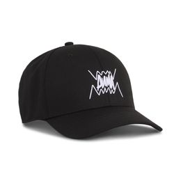 Flex Cap Puma "Basketball Low Curve Cap Jugendliche und Erwachsene", Jungen, Gr. onesize, schwarz, Obermaterial: 100% Baumwolle. Futter Vorderteil: 100% Polyester. Unter Schirm: 100% Baumwolle, bedruckt, Caps