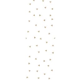 Vinyltapete queence "Dreiecke-Gold", bunt, B:0,9m L:2,5m, Vinyl, Tapeten, 90x250cm, selbstklebend, kinderleichte Anbringung,, Sticker