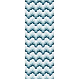 Vinyltapete queence "Agnes", blau, B:0,9m L:2,5m, Vinyl, Tapeten, 90x250cm, selbstklebend, kinderleichte Anbringung,, Sticker