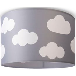 Paco Home Deckenleuchte "Hugo Cosmo", wei&szlig;, &Oslash; 45,5cm H: 29,5cm, Leuchten, Deckenleuchte Kinderzimmer Kinder Lampe Wolke Stoffschirm Rund E27, Kinderlampe