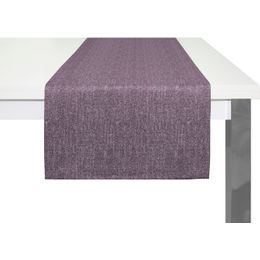 Tischl&auml;ufer WIRTH "Torbole" Gr. 1, lila, B:150cm L:40cm, Baumwolle, Polyester, Tischdecken